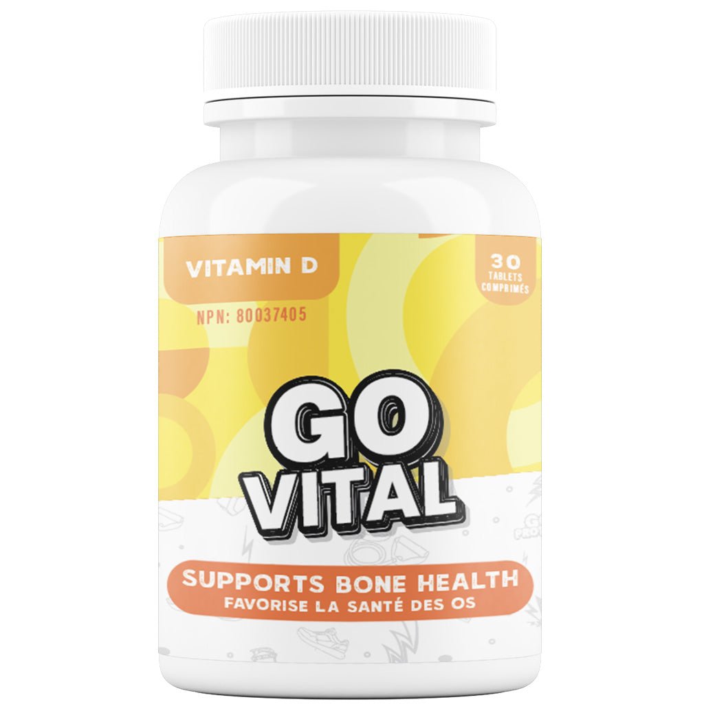 Go Protein GO VITAL VITAMINE D, 30 comprimés — SupplementSource.ca
