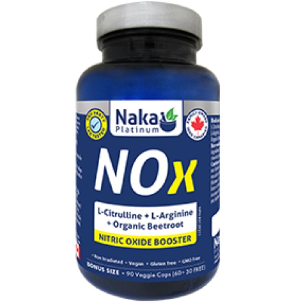 Naka PLATINUM NOX (Nitric Oxide), 90 VCaps — SupplementSource.ca
