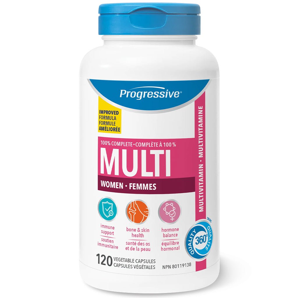 Progressive MULTI ACTIVE WOMEN, 120 VCaps — SupplementSource.ca