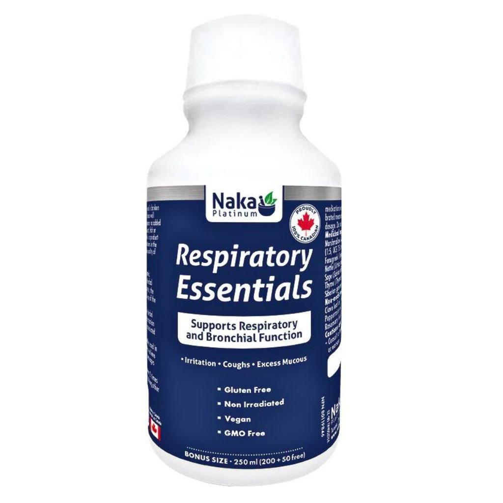 Naka Platinum RESPIRATORY ESSENTIALS, 250ml — SupplementSource.ca