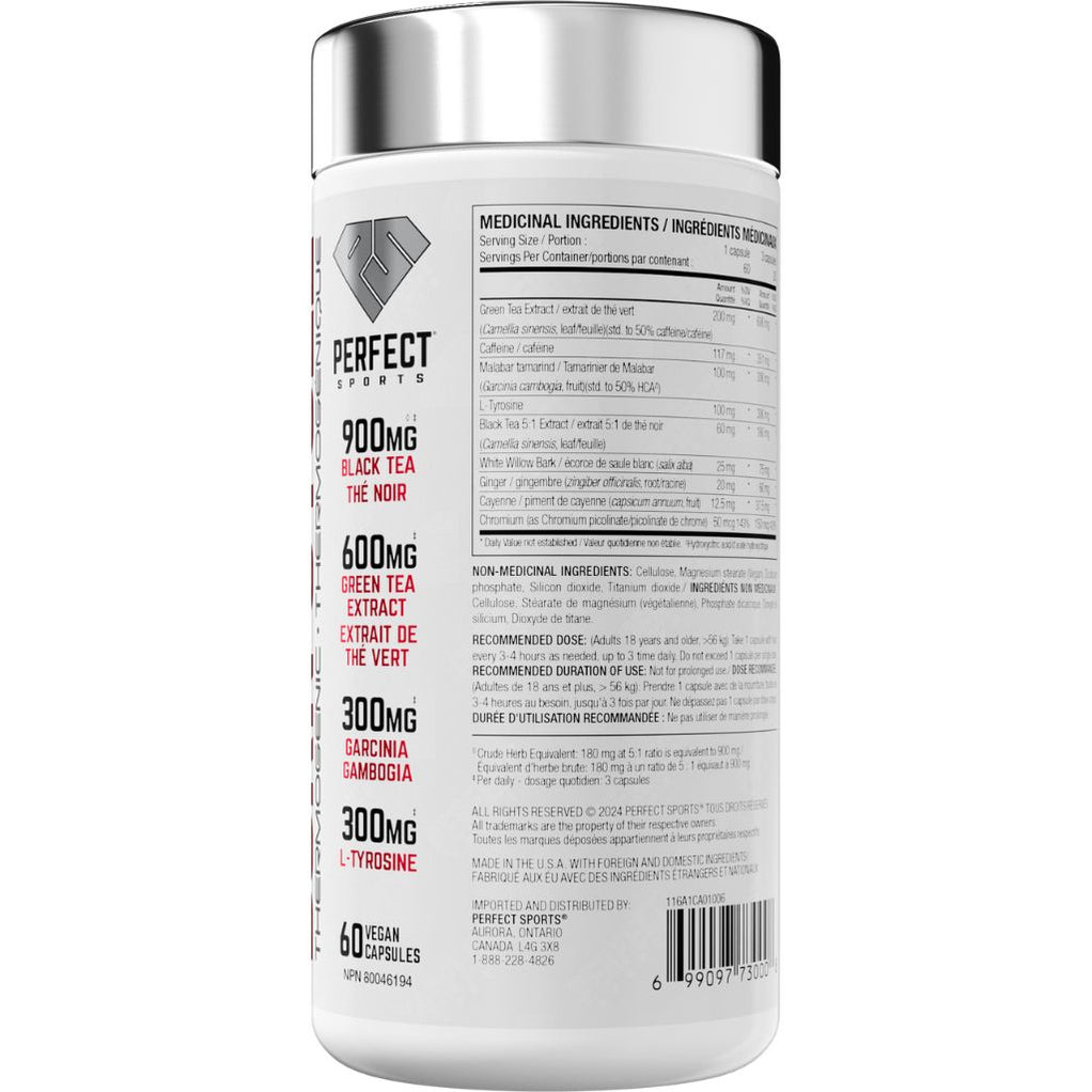 Perfect Sports BURN CYCLE (Fat Burner), 60 VCaps — SupplementSource.ca
