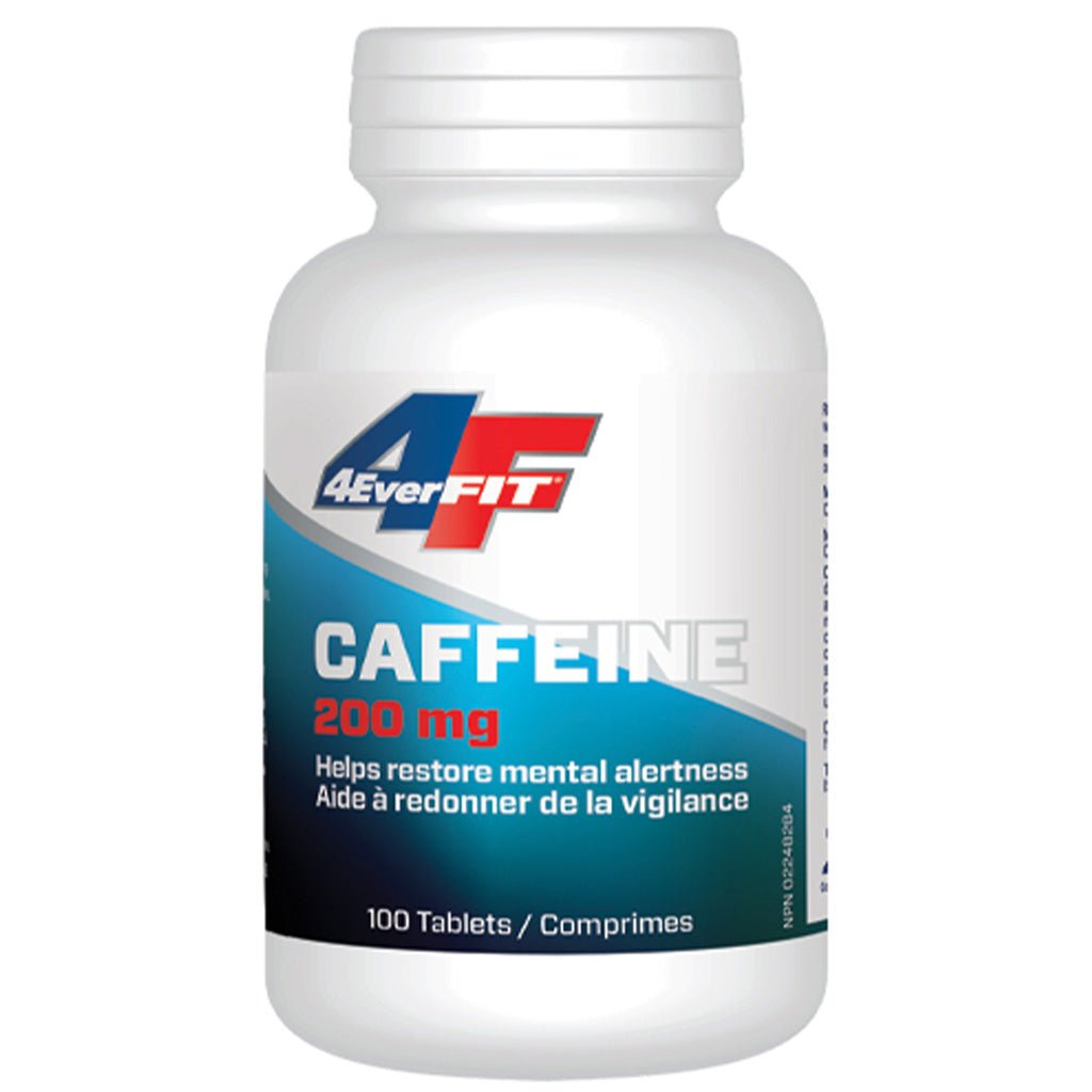 4EverFit CAFFEINE (200mg), 100 Tabs — SupplementSource.ca