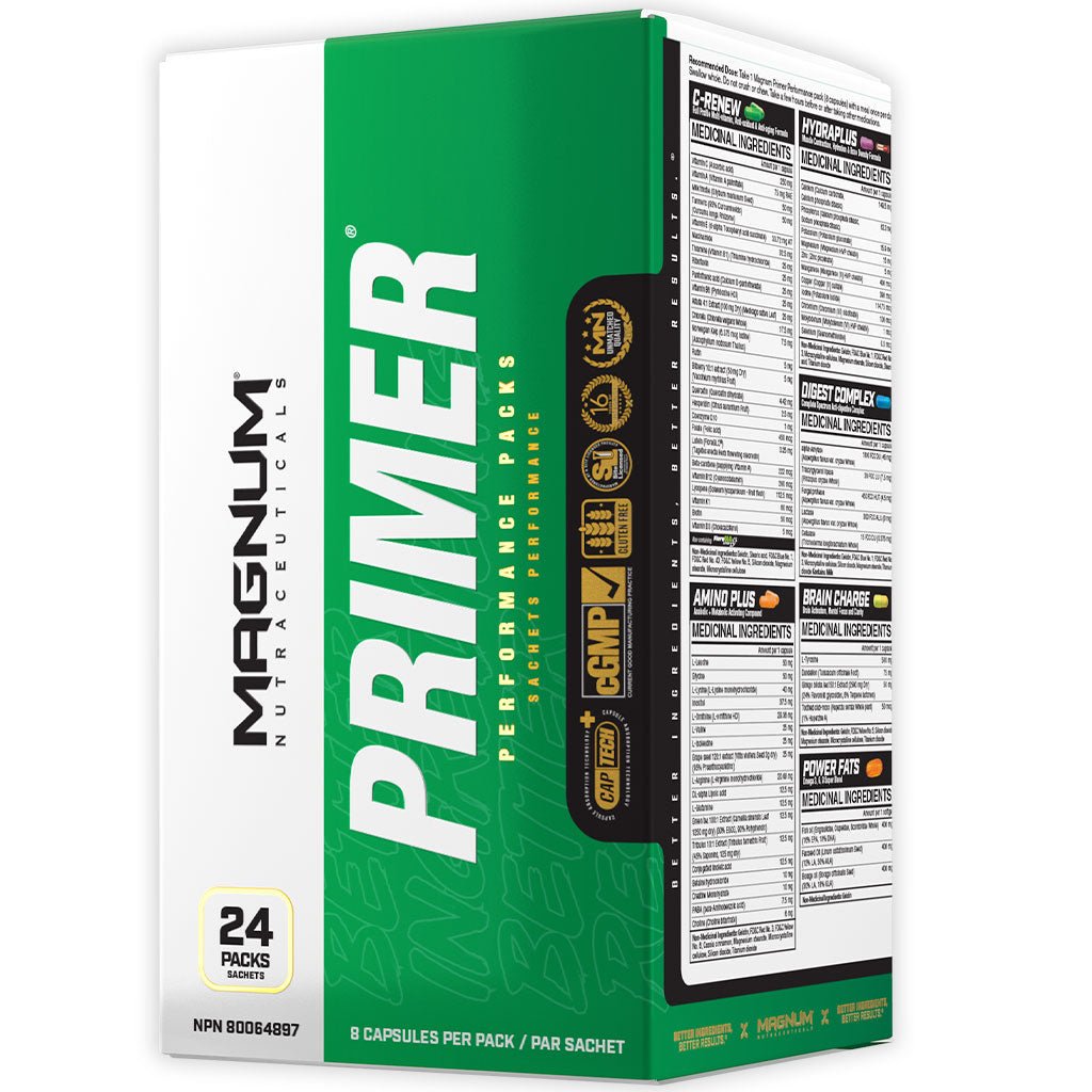 PACKS DE PERFORMANCE Magnum PRIMER, 24 paquets — SupplementSource.ca