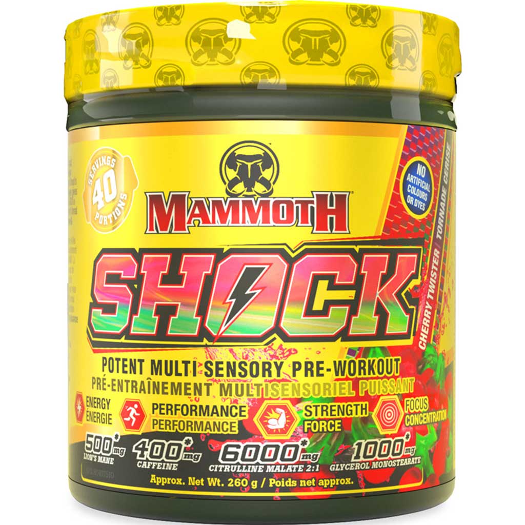 Mammoth SHOCK, 40 Servings — SupplementSource.ca