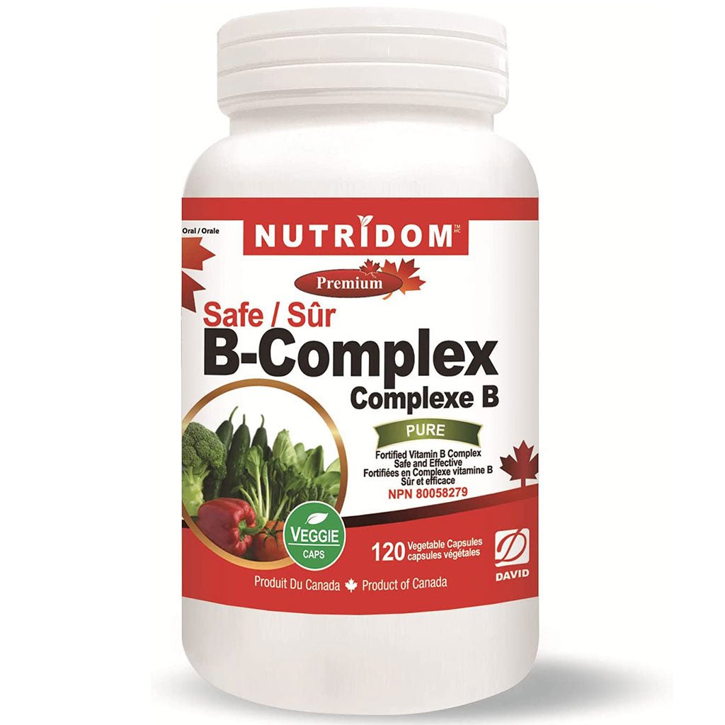 Nutridom B-COMPLEX, 120 Vcaps — SupplementSource.ca