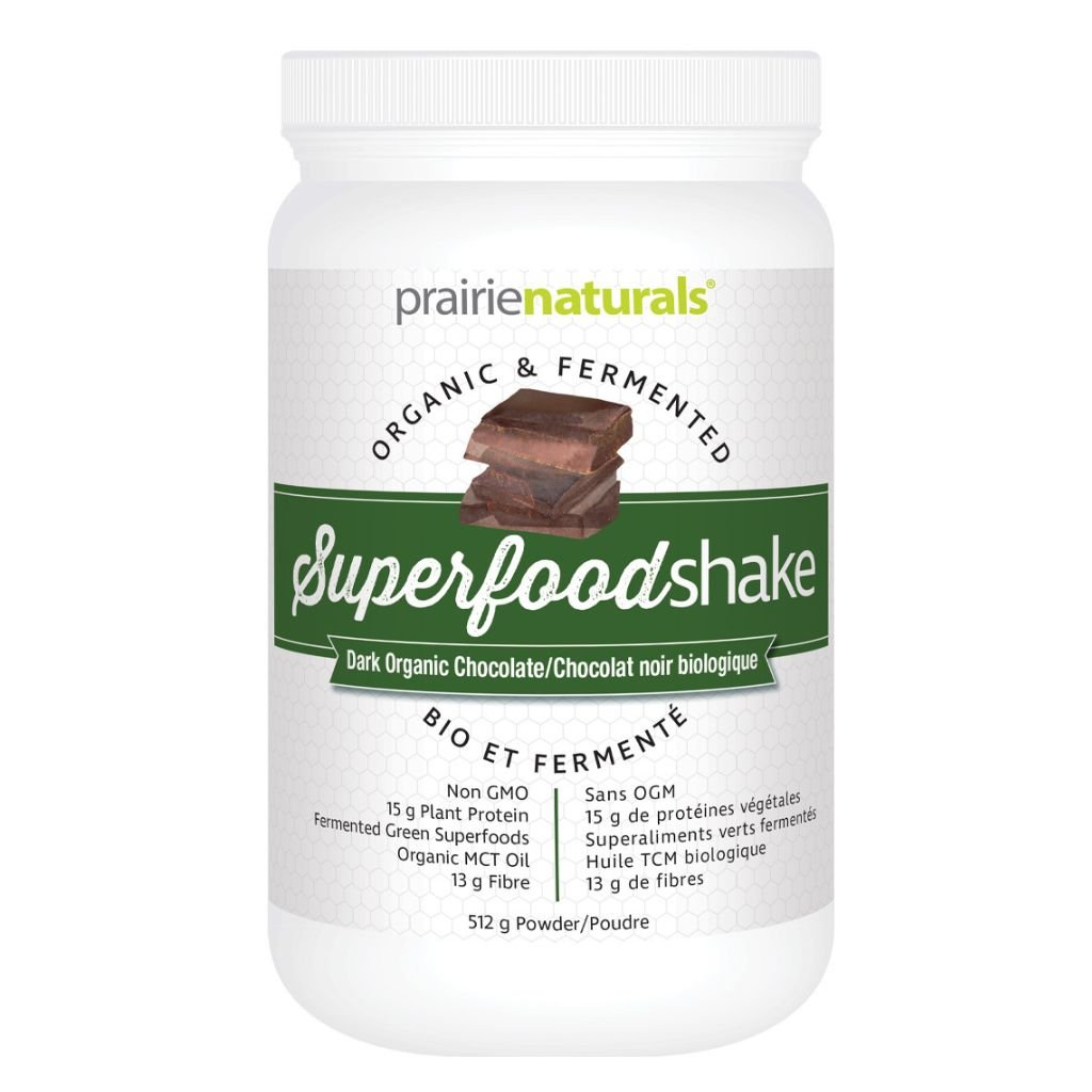 Prairie Naturals SUPERFOOD SHAKE ORGANIC & FERMENTED, 512g — SupplementSource.ca